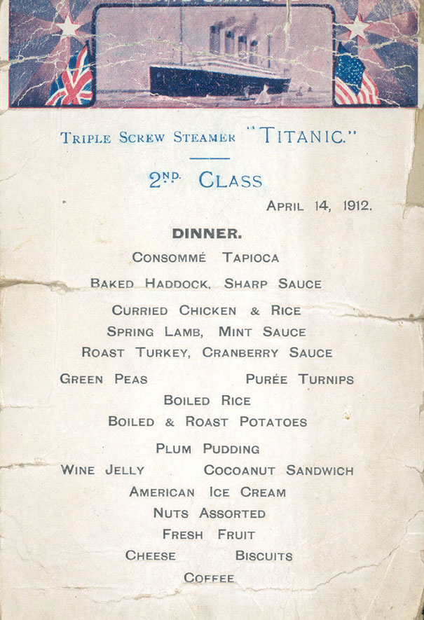 C telettes Grill es En 1 re Gruaux En 3 me Les Menus R els Du Titanic C telettes Grill es En 1 re Gruaux En 3 me Les Menus R els Du Titanic