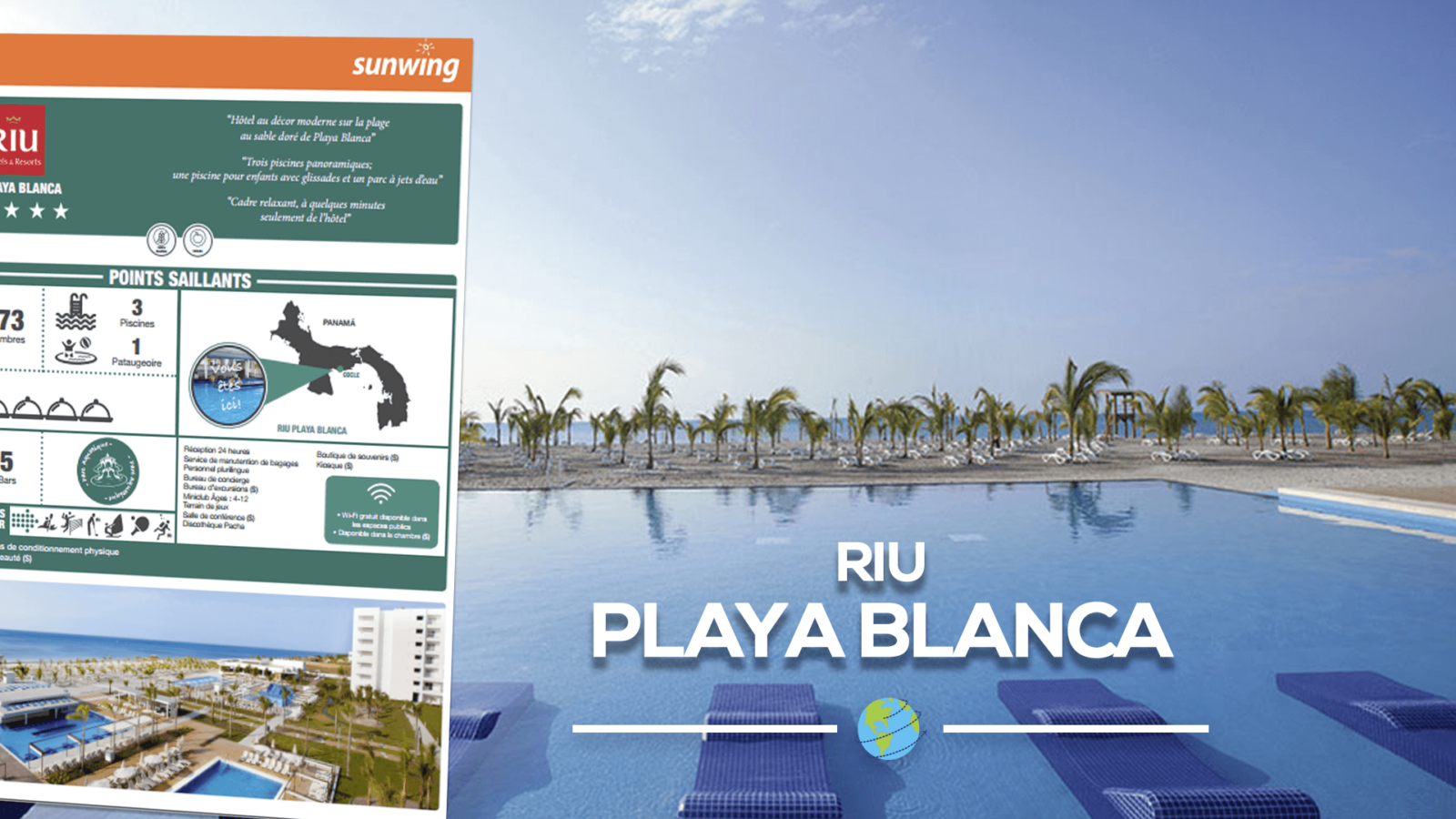 [Fiches Hôtels] Le Riu Playa Blanca au Panama - Profession Voyages
