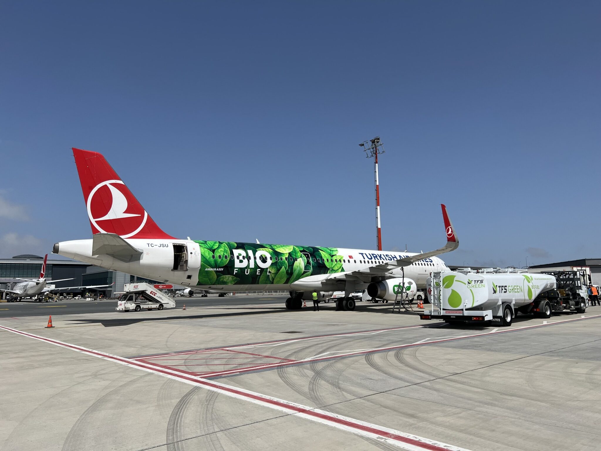 L'avion de Turkish Airlines construit sur le thème du développement ...